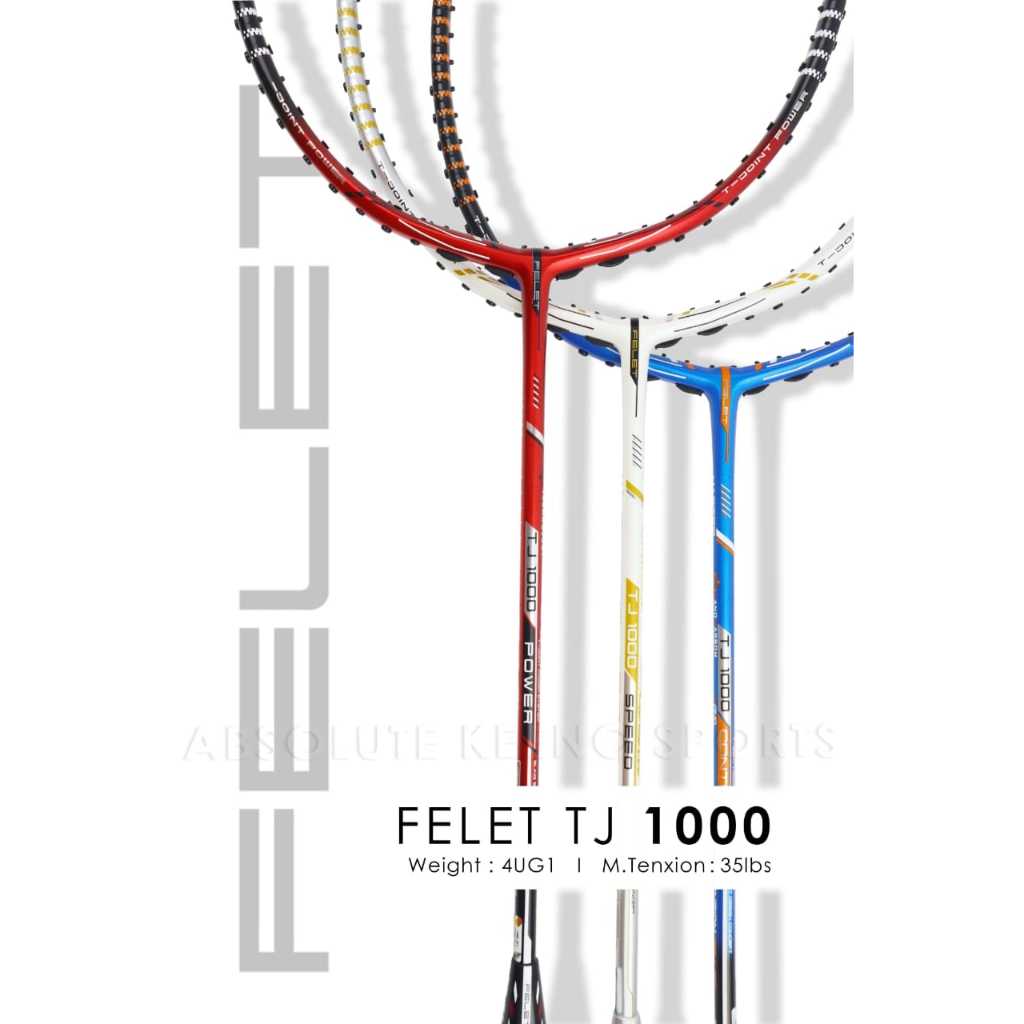 FELET TJ 1000 Control/Power/Speed (Badminton Racket) | Shopee Malaysia