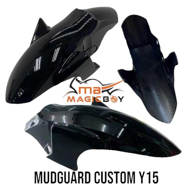 MUDGUARD Y15 V2 FRONT FENDER Y15 V2 WITH CONVERT BRACKET MUDGUARD ...