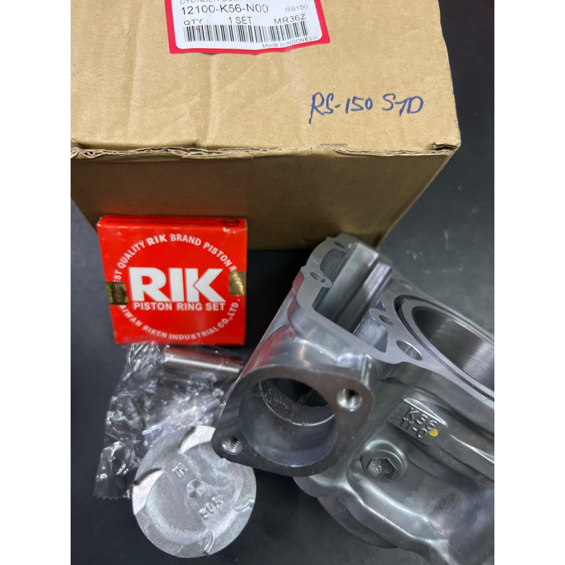 HONDA RS150 STD BLOCK SET 100% ORIGINAL 12100-K56-N00 | Shopee Malaysia
