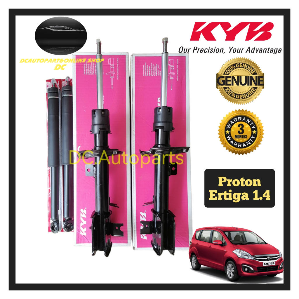 100% ORIGINAL KYB KAYABA PROTON ERTIGA 1.4 FRONT / REAR SHOCK ABSORBER ABS FRT RR | Shopee Malaysia