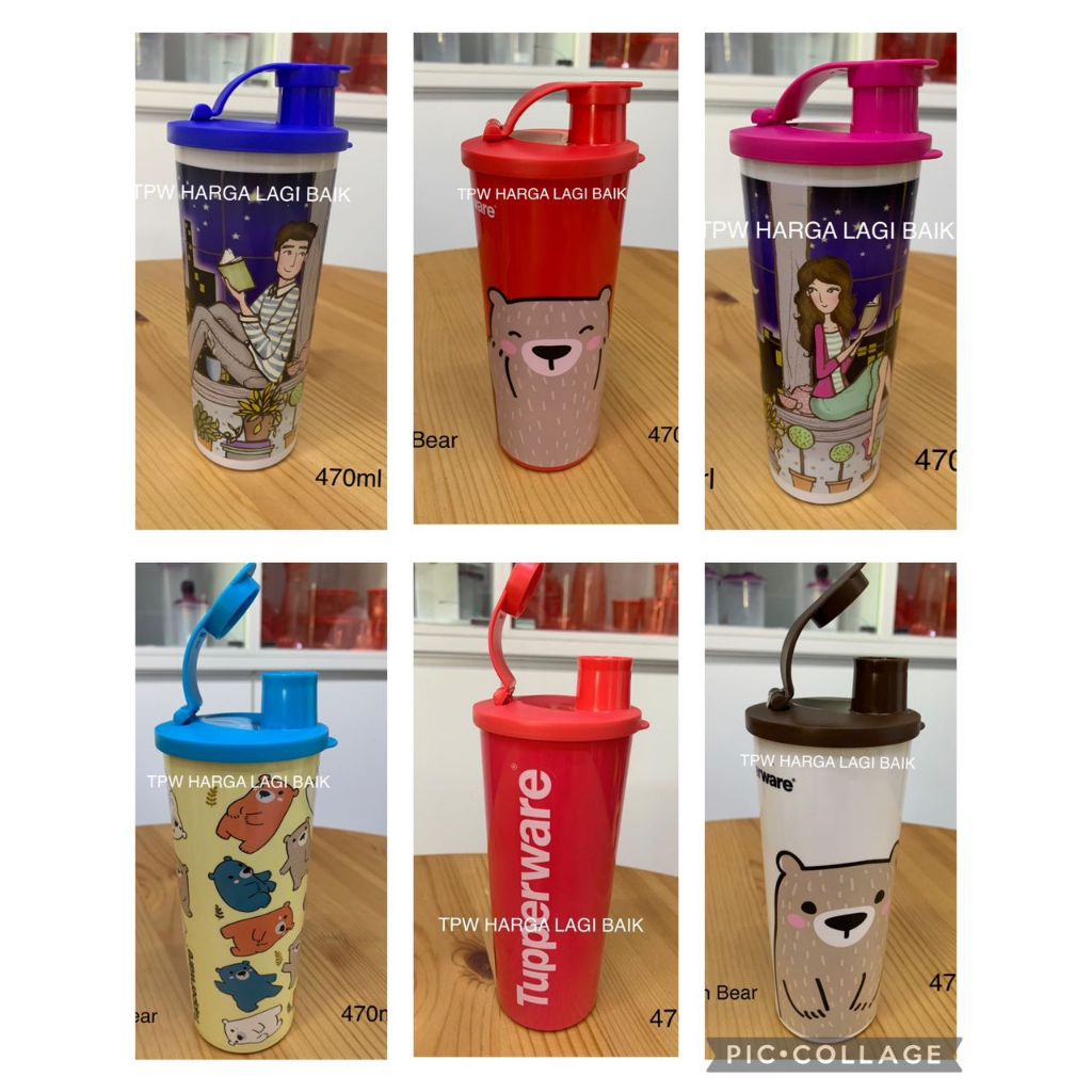 Tupperware Giant Tumbler with Spout 470ml (1pc) | Shopee Malaysia