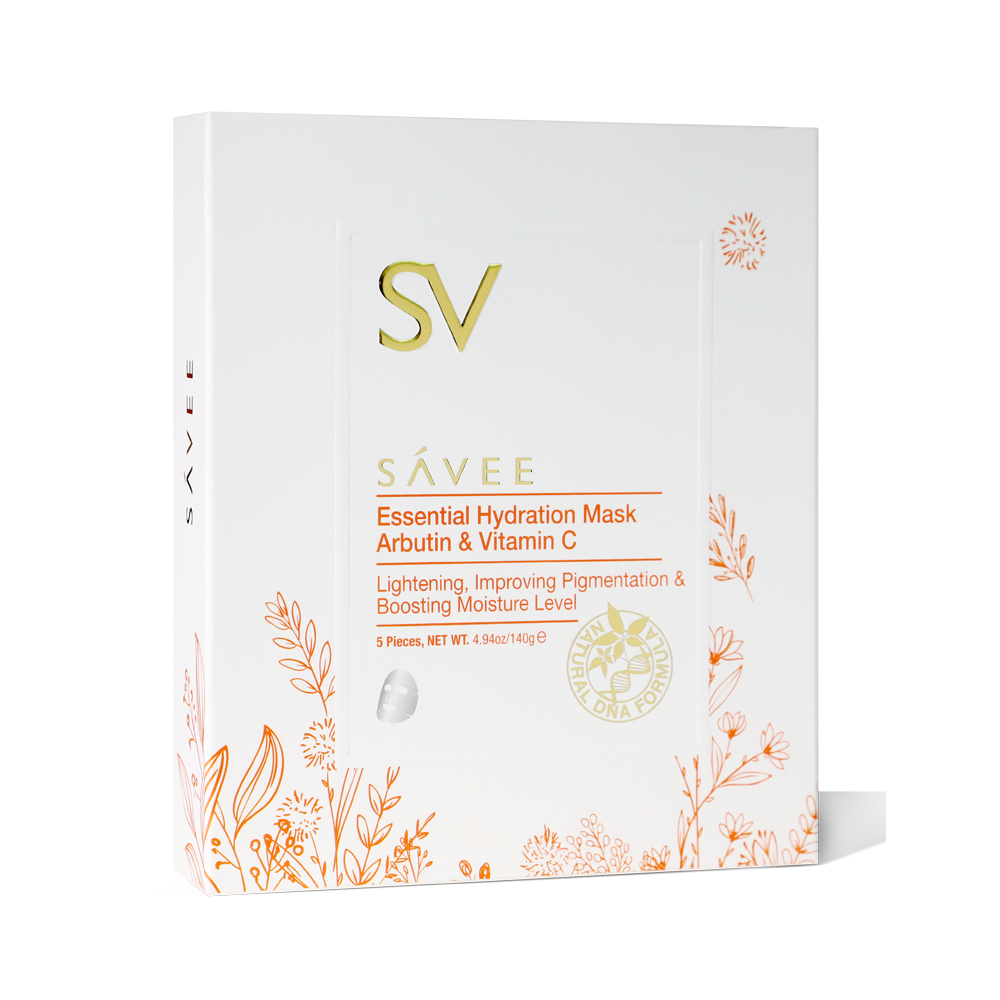 SAVEE ESSENTIAL HYDRATION MASK ARBUTIN & VITAMIN C 250G (5PCS PACK ...