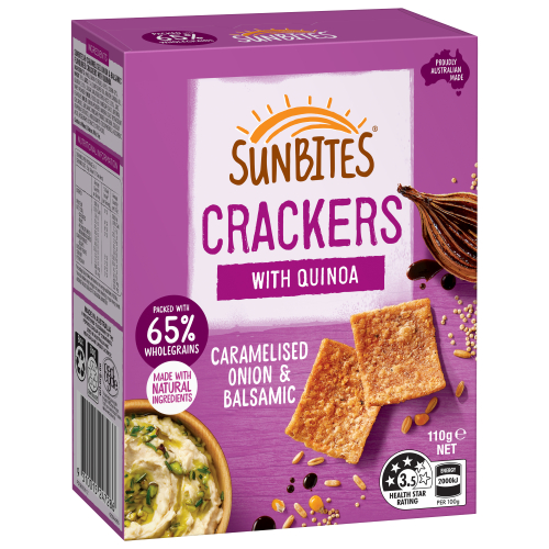 Sunbites Snack Crackers With Quinoa 110g | Shopee Malaysia