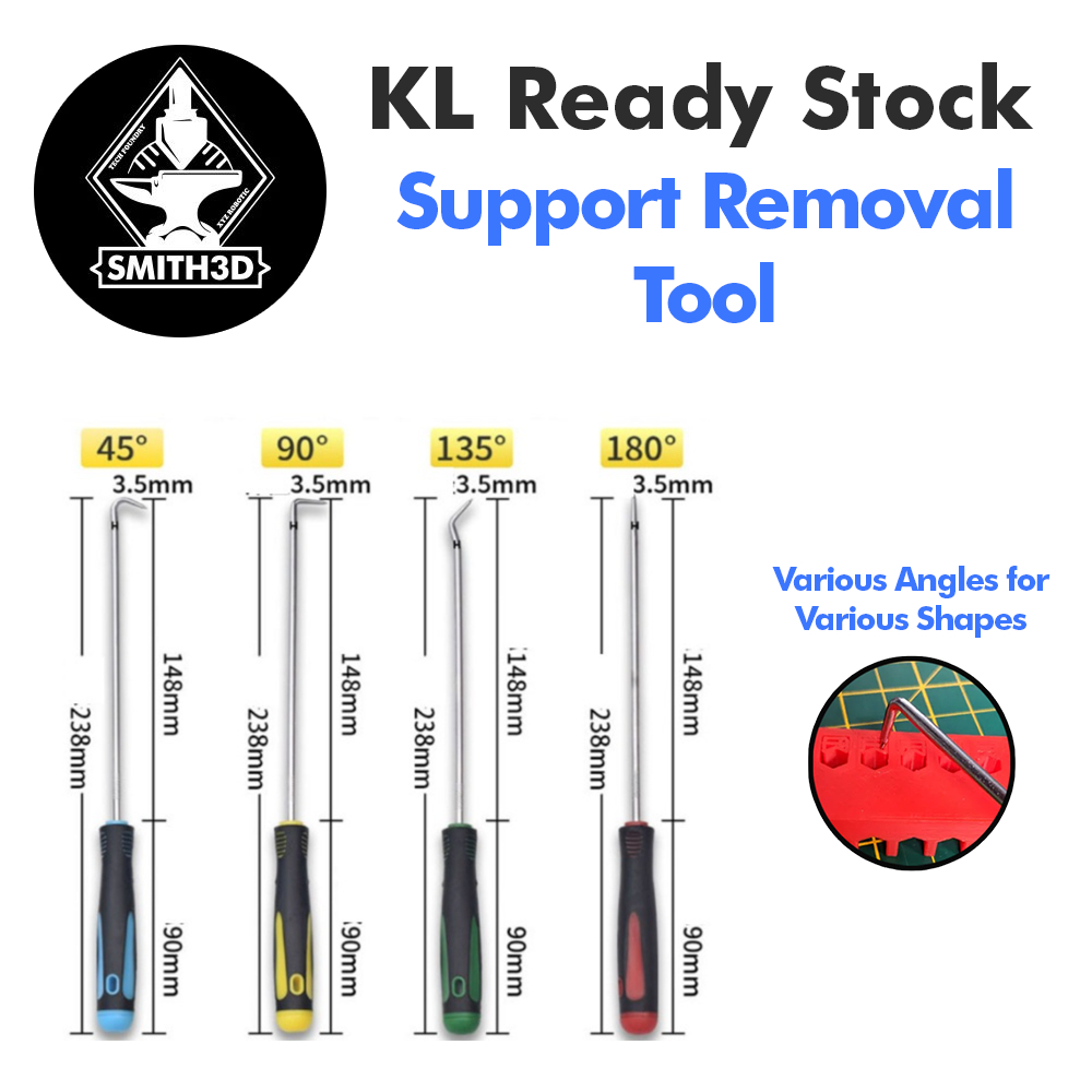 Support Removal Tools for 3D Prints, FDM print support removal, Remove ...