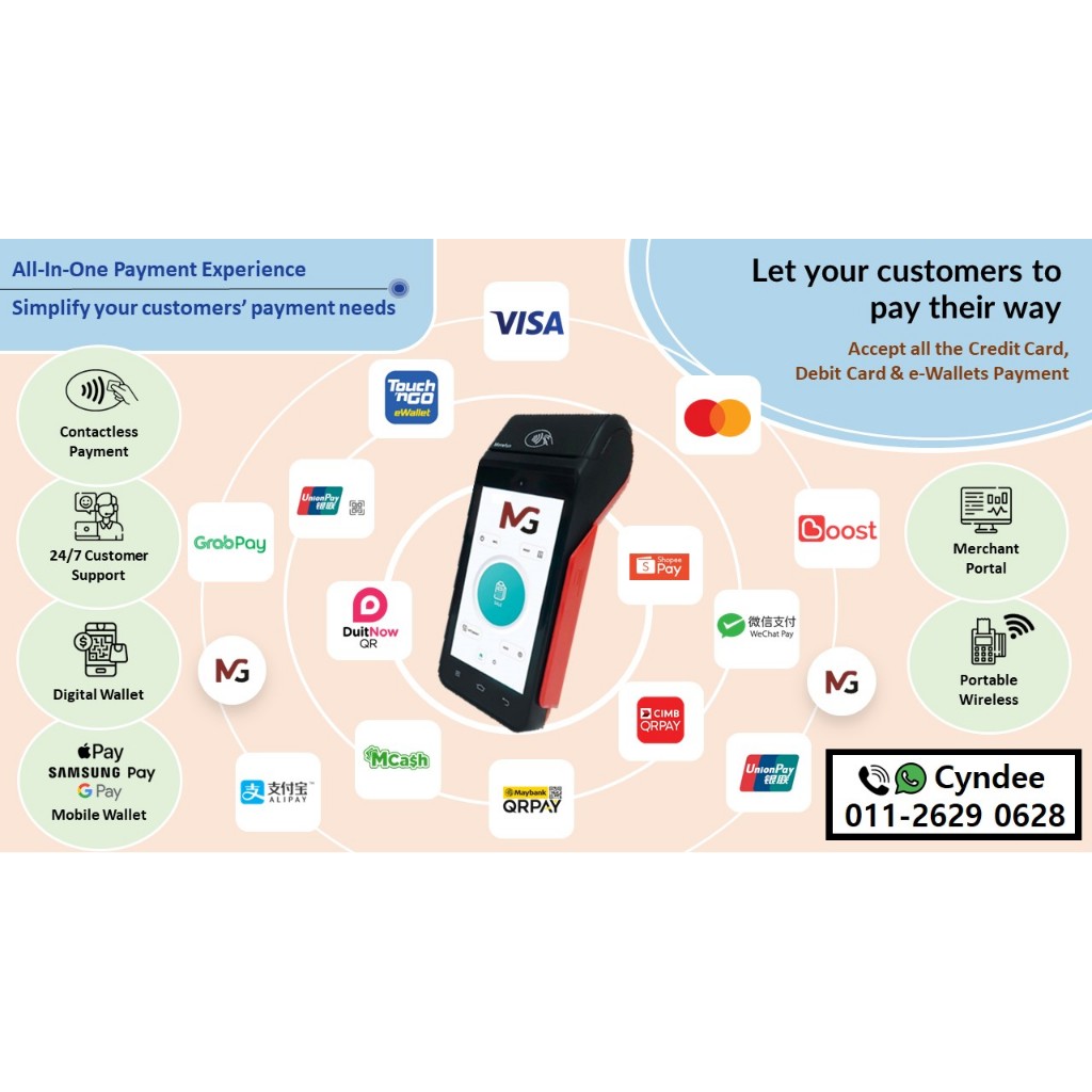 All-In-One Visa/Mastercard & e-Wallets Payment Terminals - avoid the risks and costs associated ...