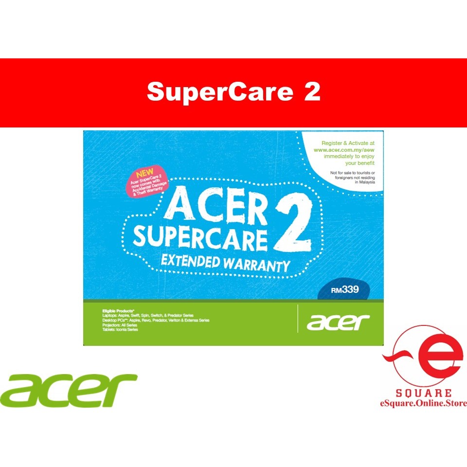 Acer SuperCare 2 Pack | Shopee Malaysia