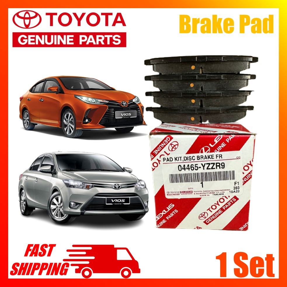 Genuine Toyota Front Brake Pad Disc Pad Brake Disc 04465-YZZR9 – Toyota ...