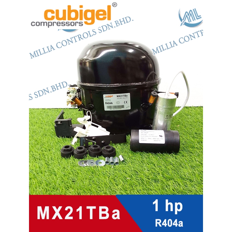 CUBIGEL COMPRESSOR MX21TBa - 1 HP / R404 (REPLACE WJ9460) | Shopee Malaysia