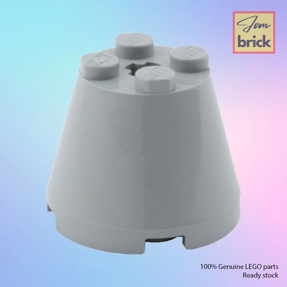 Original LEGO Parts (Bricks Modified) 6233 – ﻿Cone 3x3x2 with Axle Hole ...