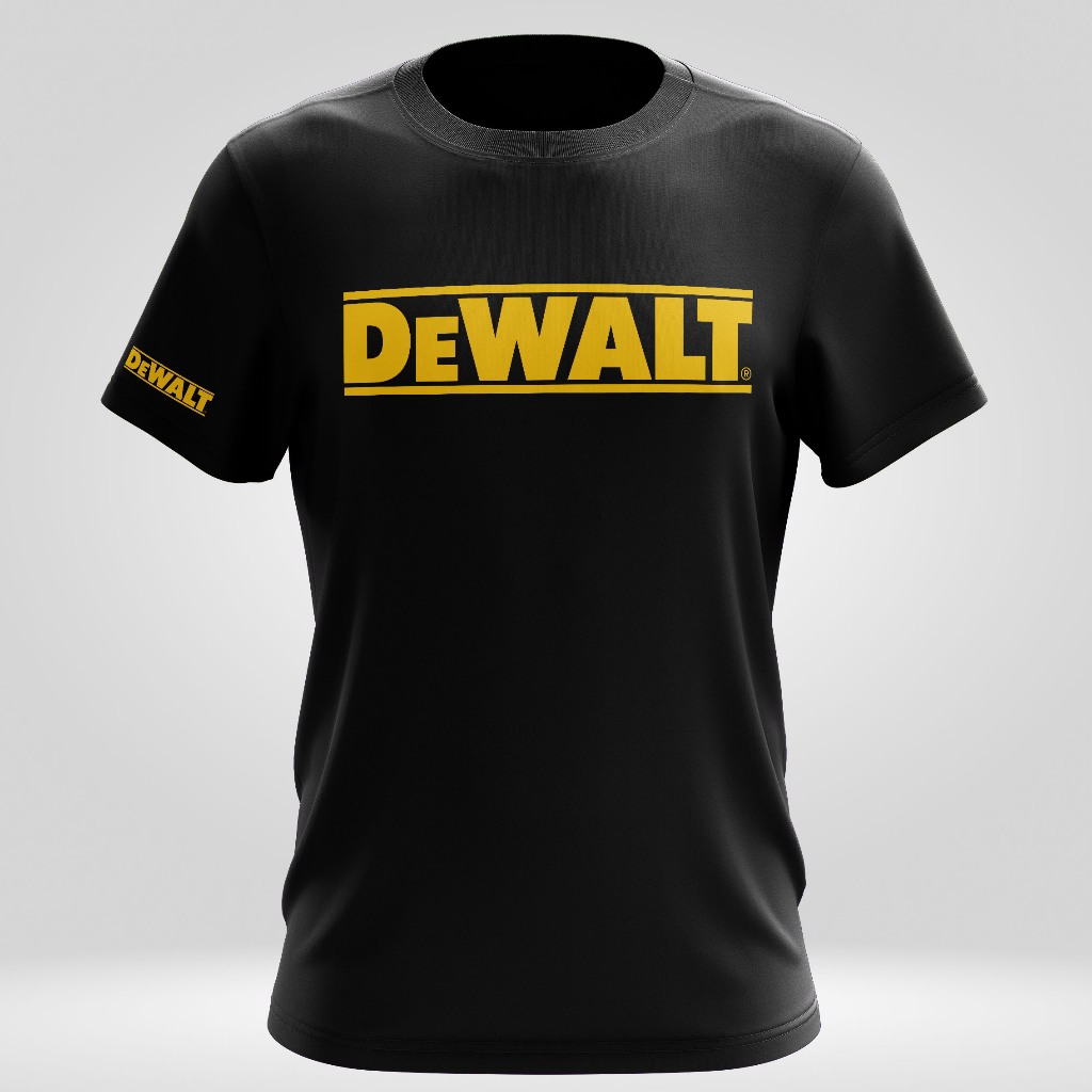 Dewalt Power Tools T-shirt Microfiber Quick Dry Premium Cotton Tees ...