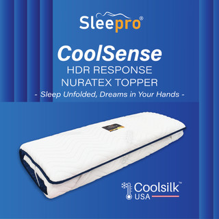 Sleepro CoolSense 3-Inch HDR Response Nuratex Mattress Topper ...