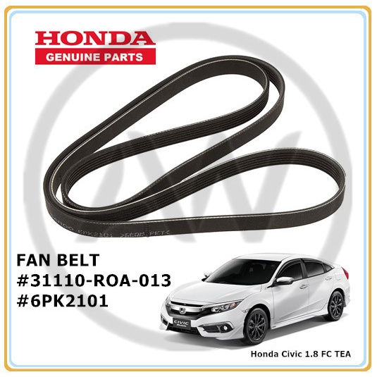 Original Honda Civic FC 1.8 TEA 2016-2022 Fan Belt 6PK2101 | Shopee Malaysia