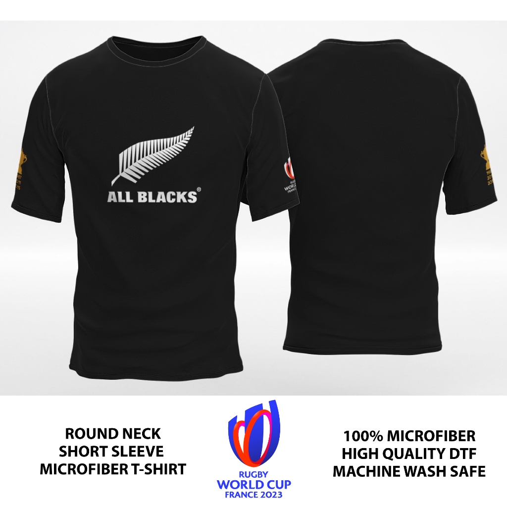 RWC Fans T-shirt New Zealand All Blacks Rugby World Cup 2023 France ...