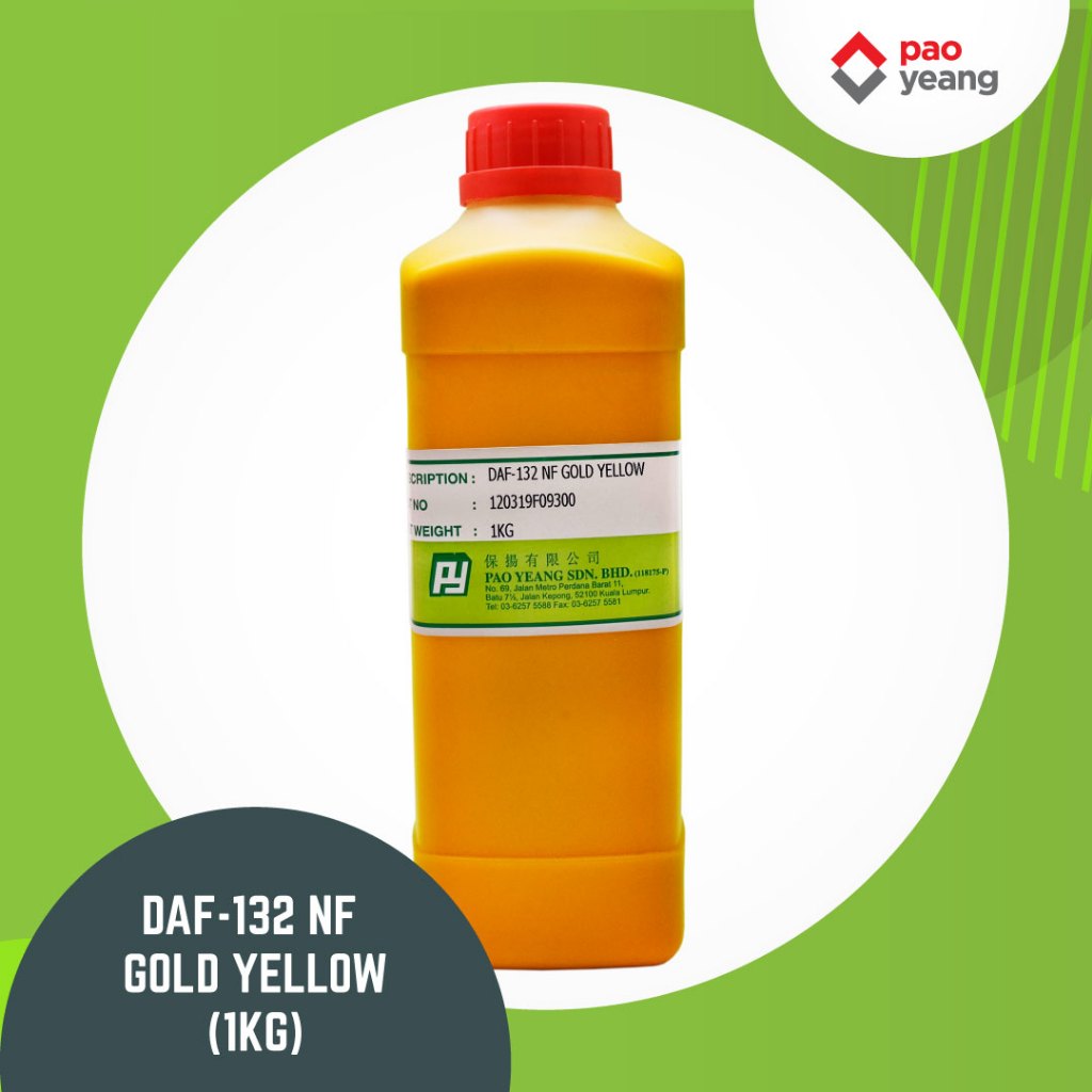 Silkscreen Pigment DAF-132 NF GOLD YELLOW (1 KG) | Shopee Malaysia
