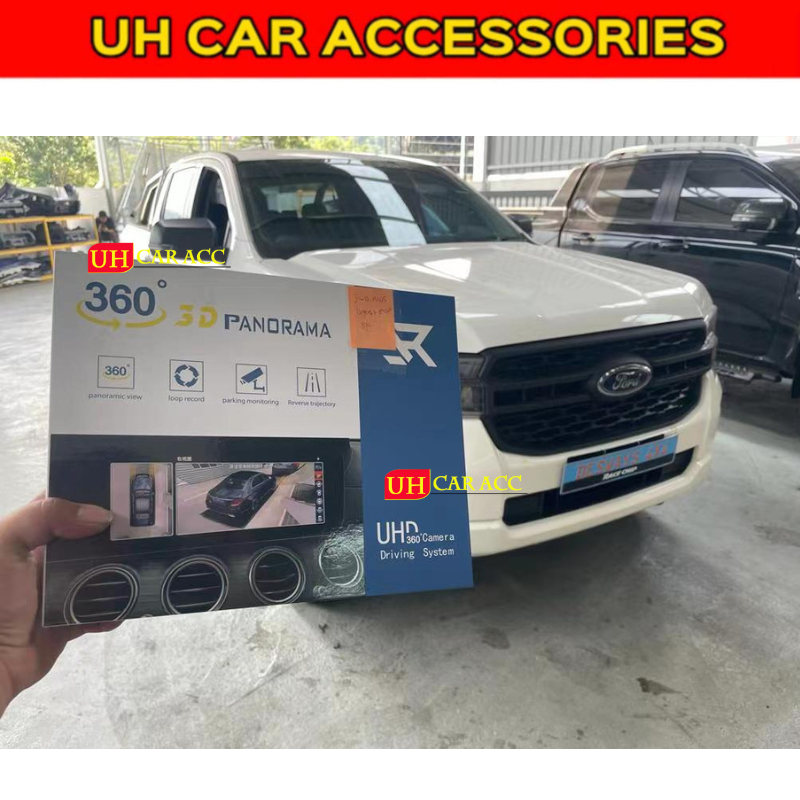 FORD RANGER T9 XL XLT XLT PLUS 2022-2024 PLUG AND PLAY 360 CAMERA ...