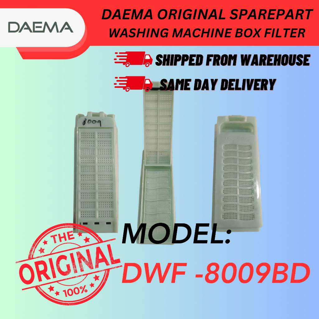 [DAEMA ORIGINAL SPAREPART] WASHING MACHINE BOX FILTER MODEL 8009 ...
