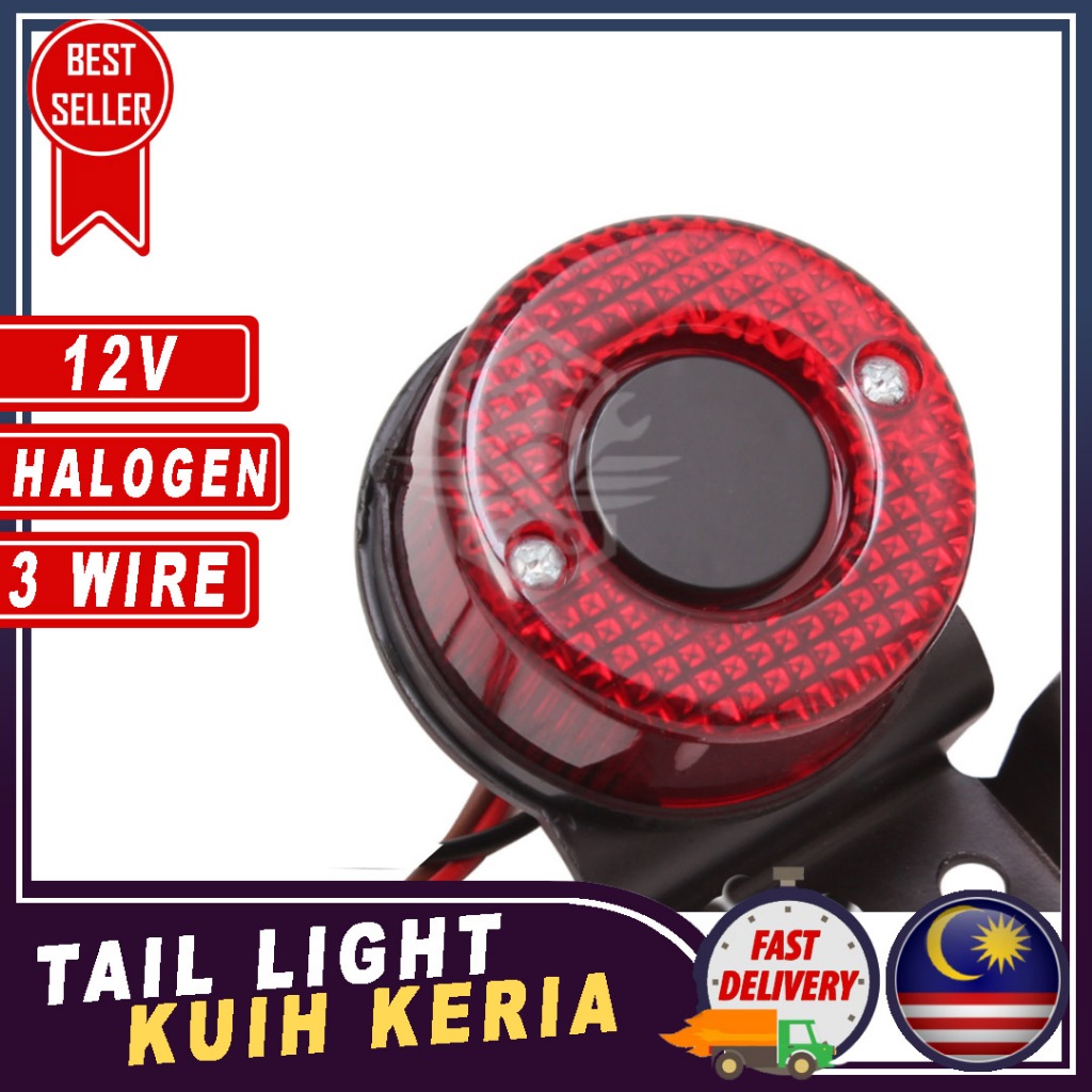 (🔥IN STOCK🔥) Motorcycle Donut Tail Light Café Racer Brat Tracker Custom ...