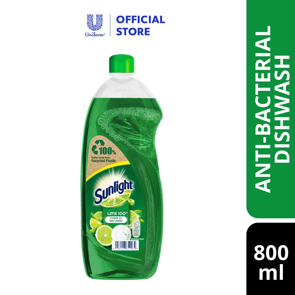 Sunlight Dishwash Liquid Lime (800ml) | Shopee Malaysia