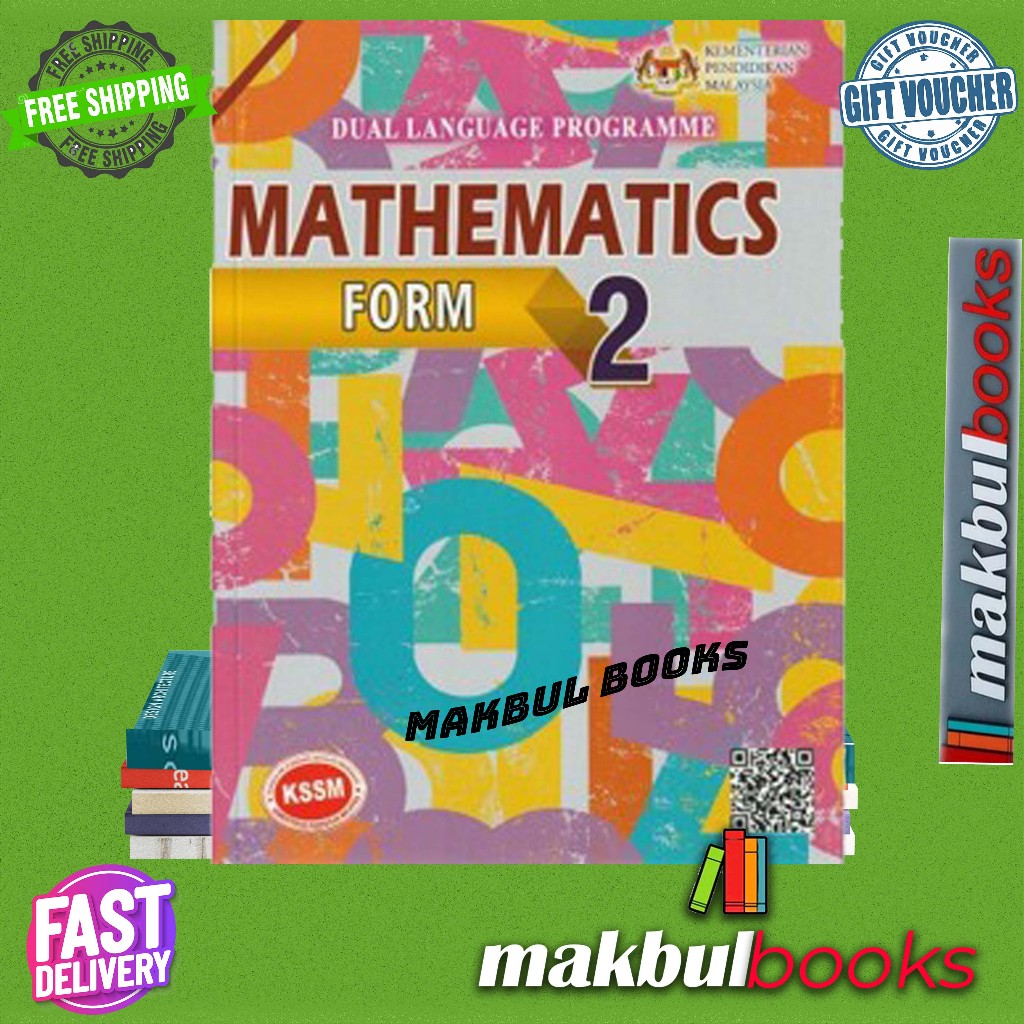 Buku Teks Mathematics Form 2 (DLP/English Version) | Shopee Malaysia