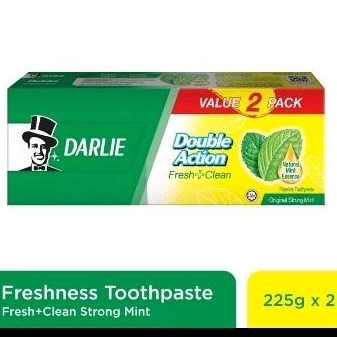 Darlie double action toothpaste twin pack (2*225g) exp 2026 | Shopee ...