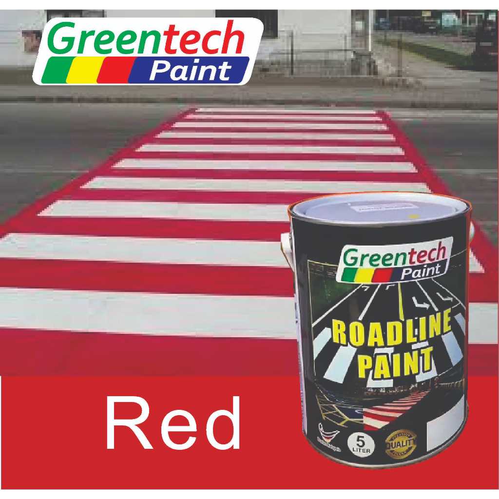 5L GREENTECH ( Roadline Paint ) Paint Road Traffic Solvent Based Paint ...