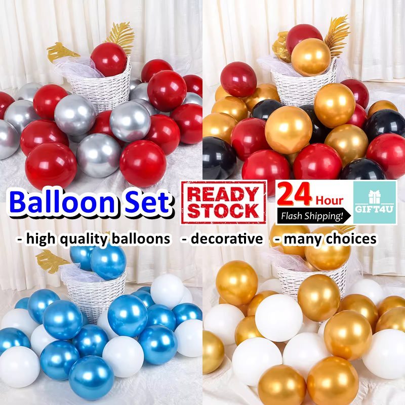 Thick Balloon Set for Party Decoration Ballon Birthday Set Belon ...