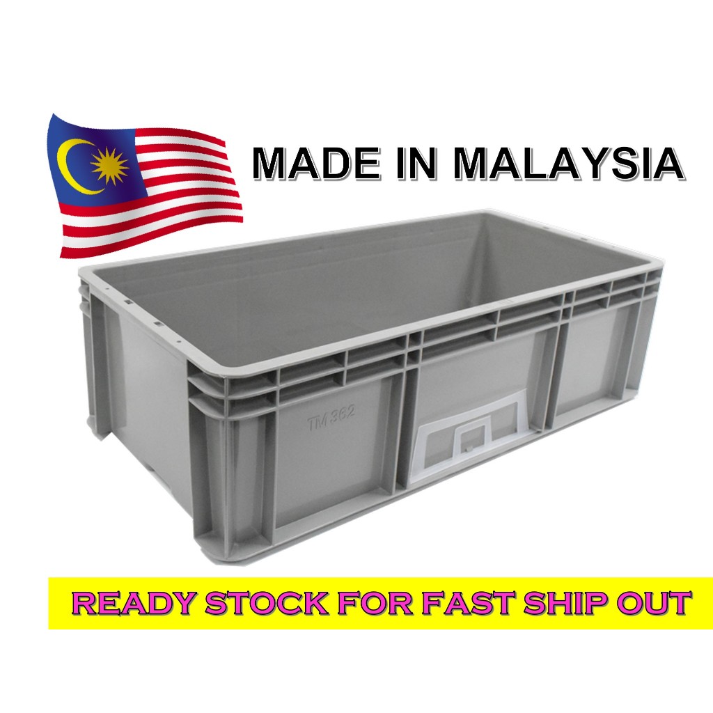 TM Polybox TM362 Light Grey Heavy Duty Plastic Container Made In ...