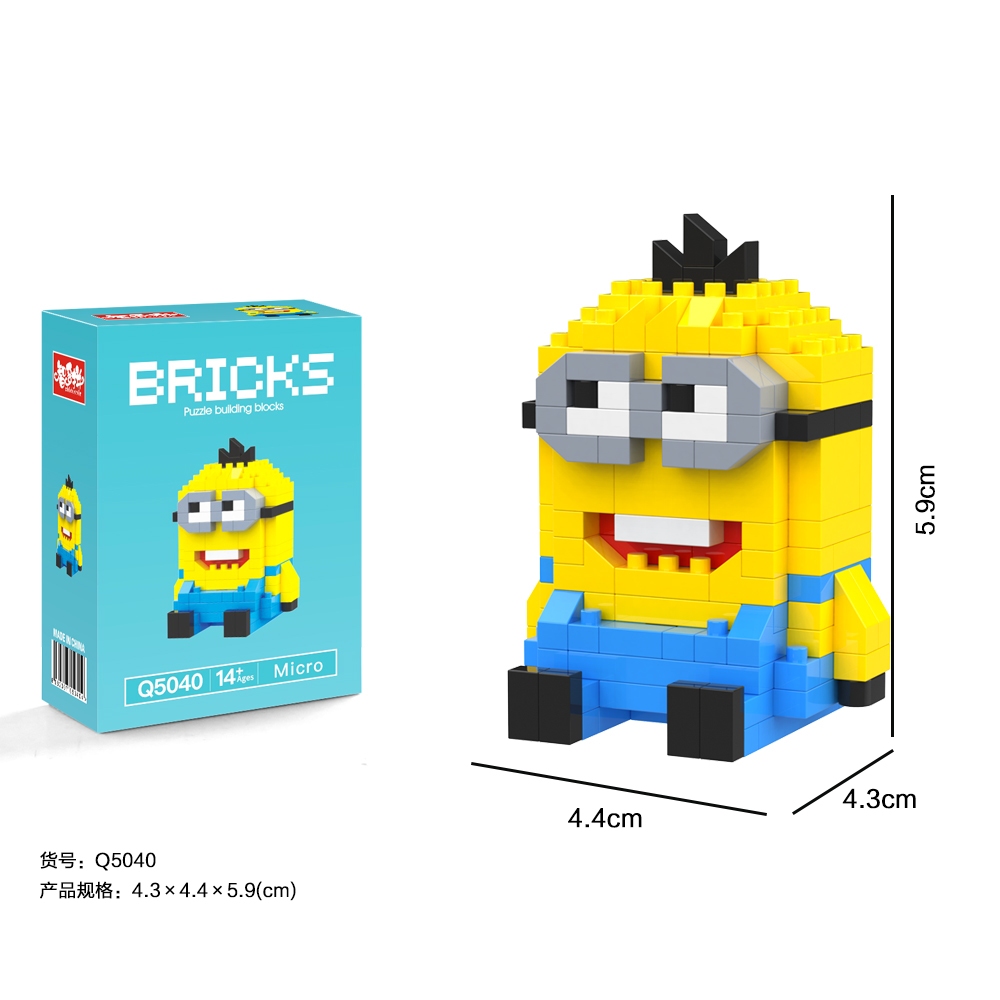 20 design cartoon brick 40 design cartoon Bricks nano Block Cute toys ...