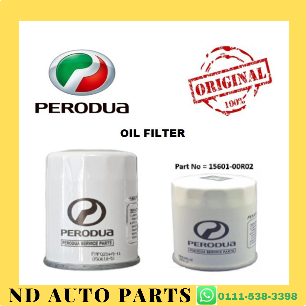 PERODUA ENGINE OIL FILTER ORIGINAL | Shopee Malaysia
