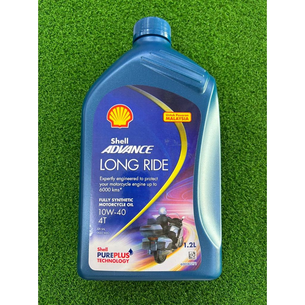 SHELL ADVANCE 4T LONG RIDE 10W40 (1.2L) 100% ORIGINAL | Shopee Malaysia