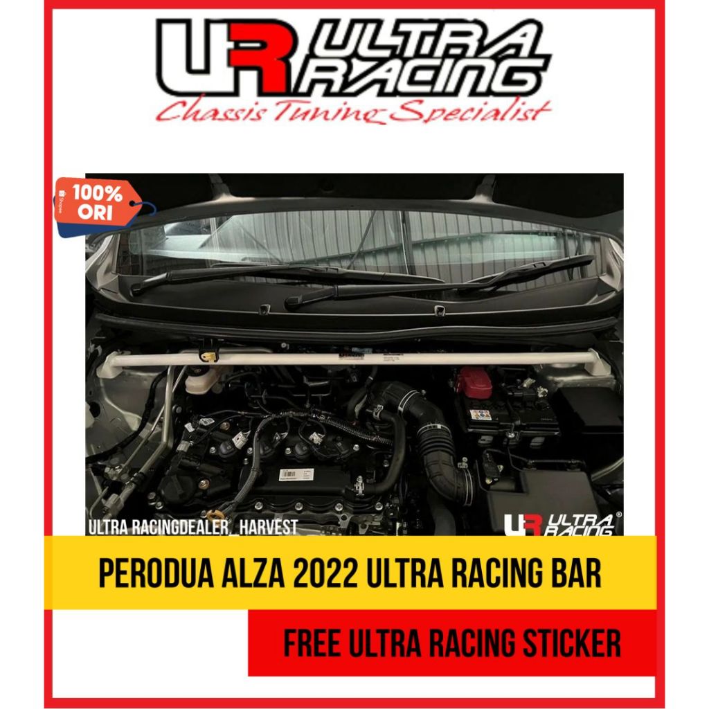 Perodua Alza 2022 Full Bar Chassis Hanling Ultra Racing Bar | Shopee ...