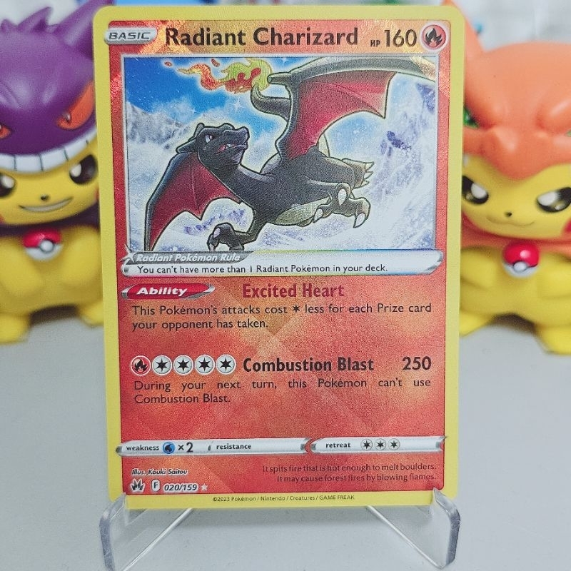 NM! Radiant Charizard Radiant Rare 20/159 [2023] PTCG POKEMON CARD ...