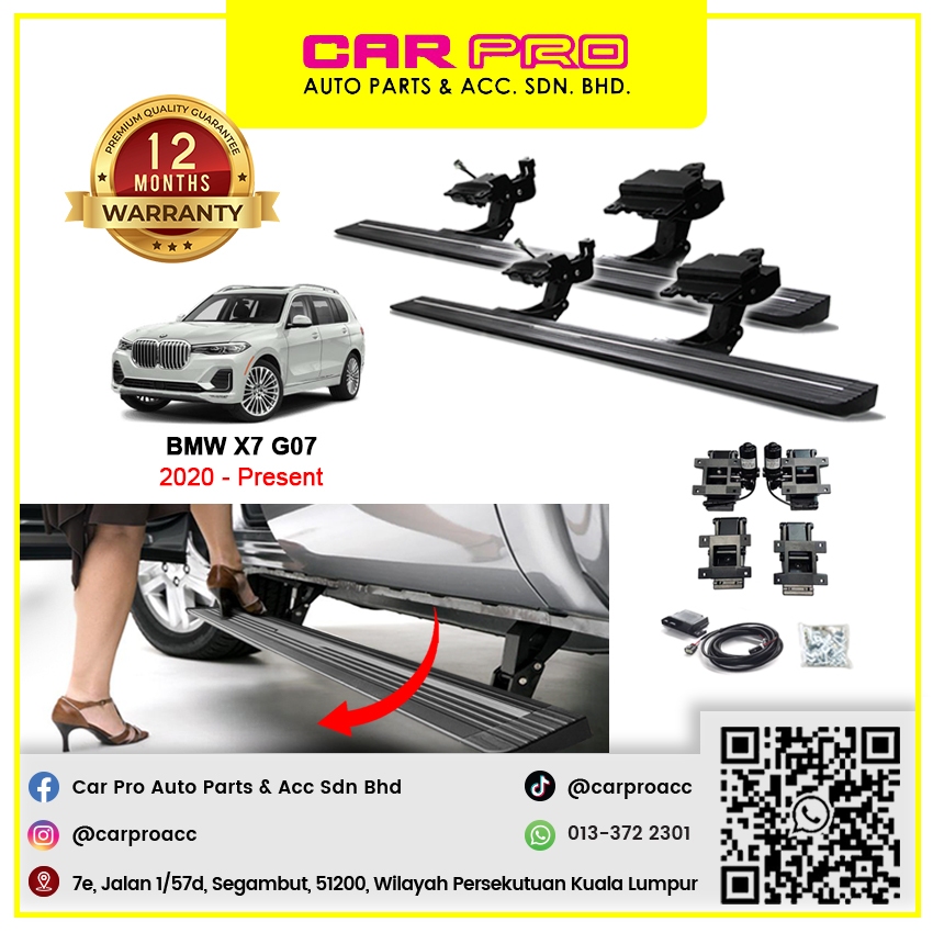 BMW X7 G07 2020 - Present Auto Running Board Auto Power Step (Plug and ...