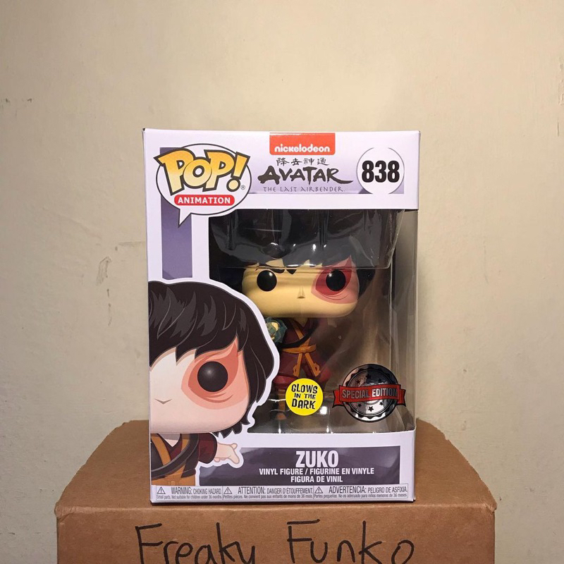 Funko Pop Zuko GITD (Avatar the Last airbender) | Shopee Malaysia