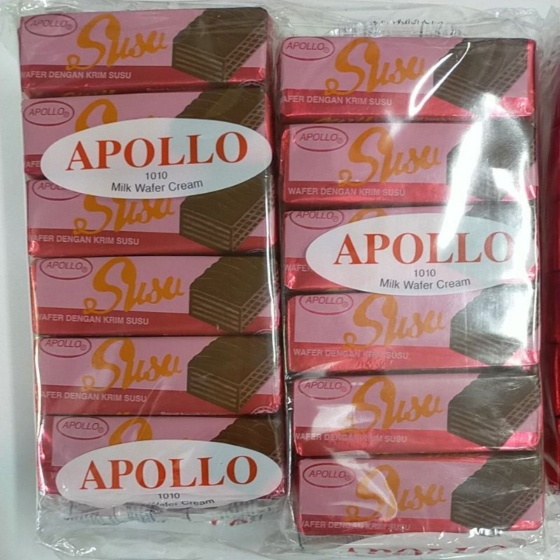 Apollo wafer Susu@choco 48pc | Shopee Malaysia