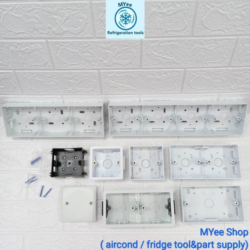 MYee nut box of switch socket single box 3x3 double box 3x6 3x7 3x10 ...