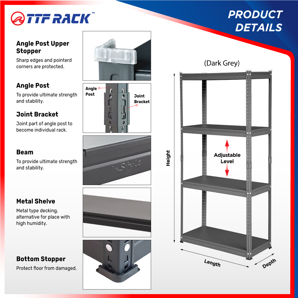 CLEARANCE SALE - TTF Rack™️ INSTYLE RACK Metal Rack 2in1 Storage ...