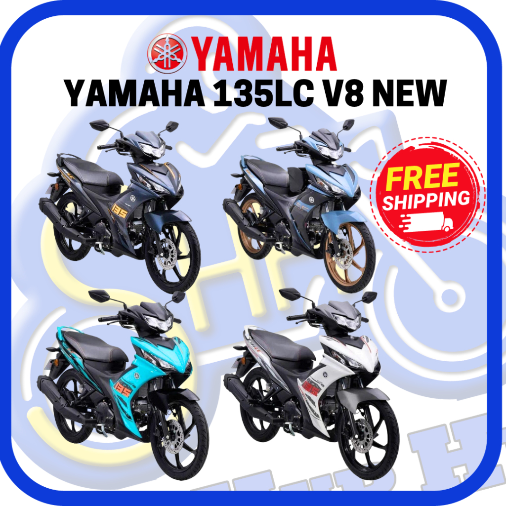 YAMAHA 135LC FI V8 (UNREGISTER) NEW DESIGN LC135 MOPED MOTORCYCLE 135CC ...