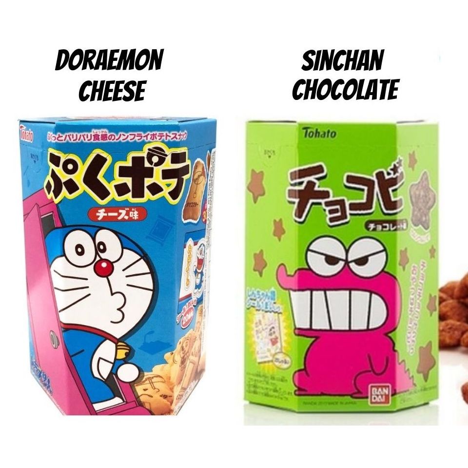 Tohato Chocobi Shinchan chocolate / Doraemon Cheese potato ...