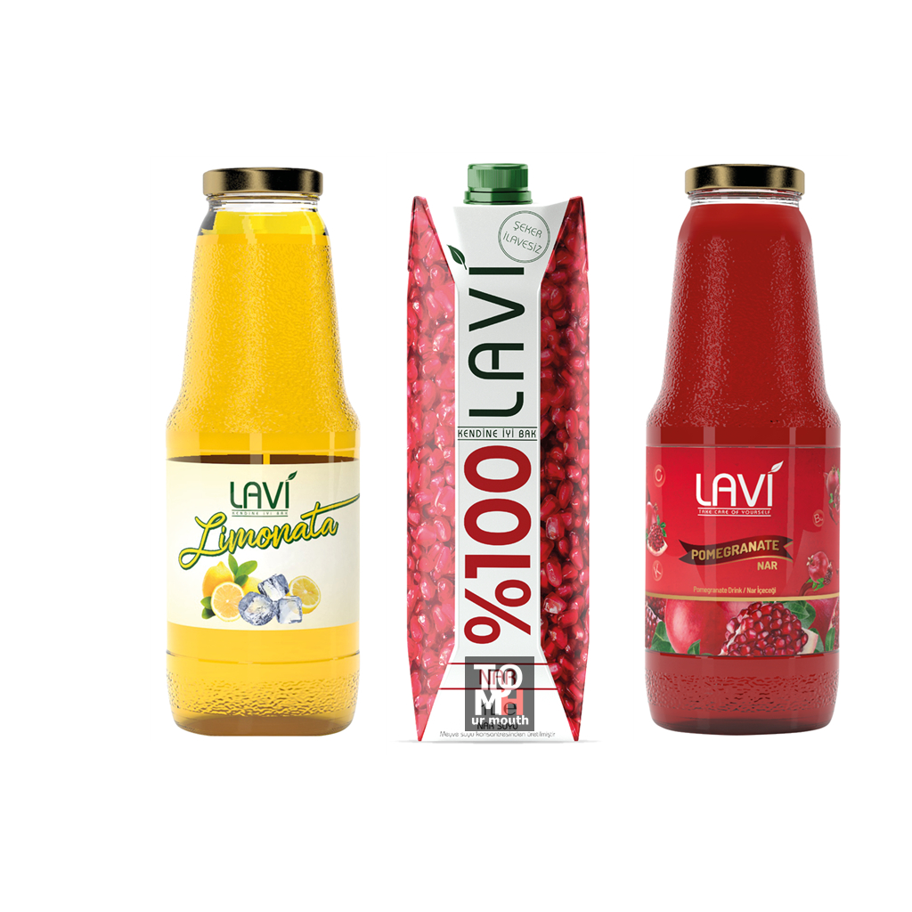 1L LAVI No Sugar Pomogrante Juice/ Lemonate/ Lemon Juice Drinking ...