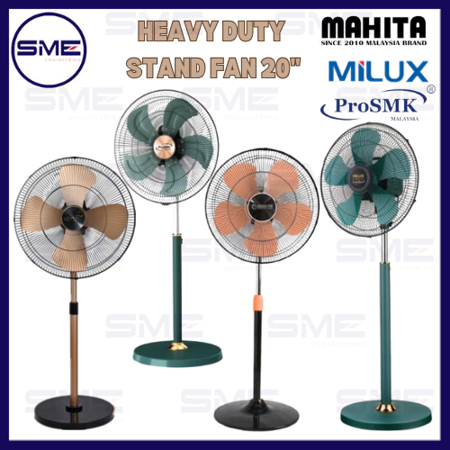 MILUX MAHITA PROSMK 20" 18' HEAVY DUTY STAND FAN | Shopee Malaysia
