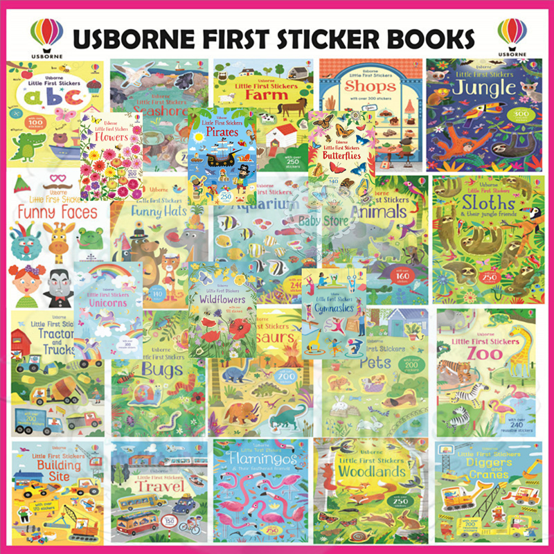 Usborne little first sticker books | Shopee Malaysia