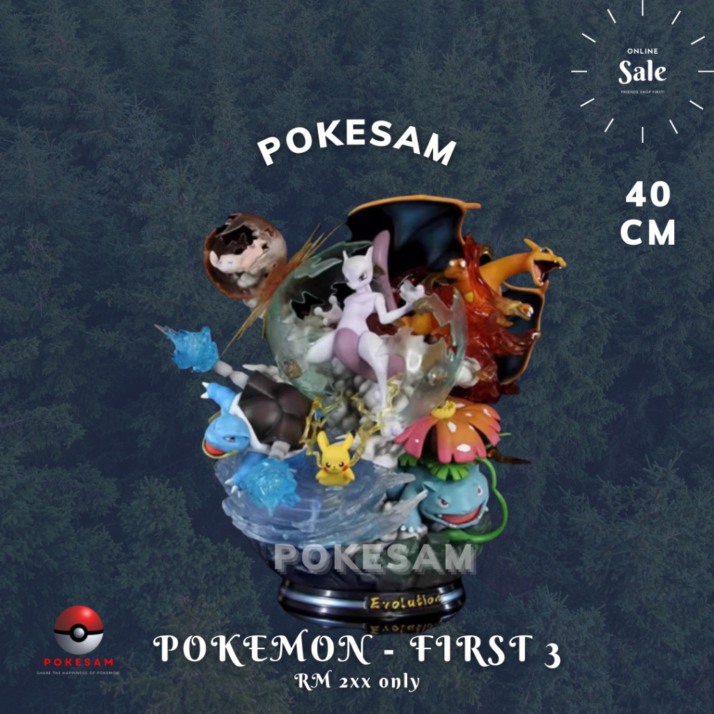 POKESAM|MFC|pokemon|gk|figure|action figure|iconic pokemon|display|gift ...