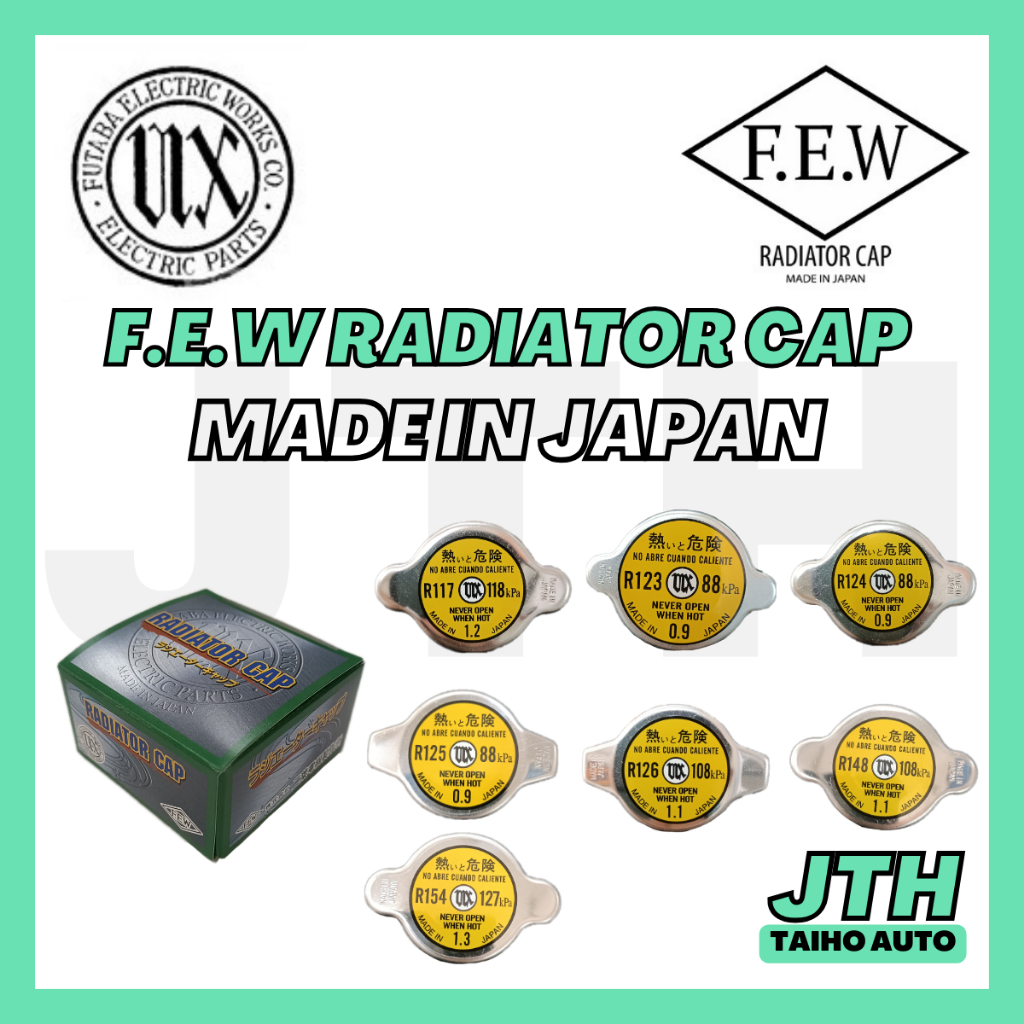 FUTABA FEW Engine Radiator Cap R117 / R123 / R124 / R125 / R126 / R148 ...