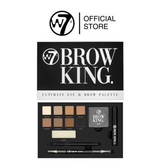 W7 Brow King Ultimate Eyebrow Kit Professional Makeup Set Shape, Define ...