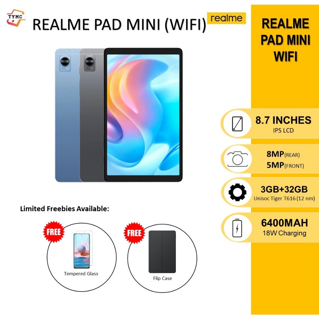 realme PAD mini LTE|WIFI (3GB RAM 32GB ROM) - READY STOCK Tablet | 1 ...