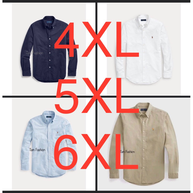 👔Men’ Casual Shirts 👉PLUS SIZE 4XL/5XL/6XL👈 Oxford 💯 cotton premium ...