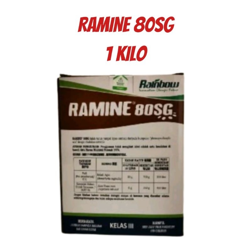 1KG RAMINE 80SG 2,4-D 80% Racun Rumput Padi Racun Rumput Padi Rumpai ...