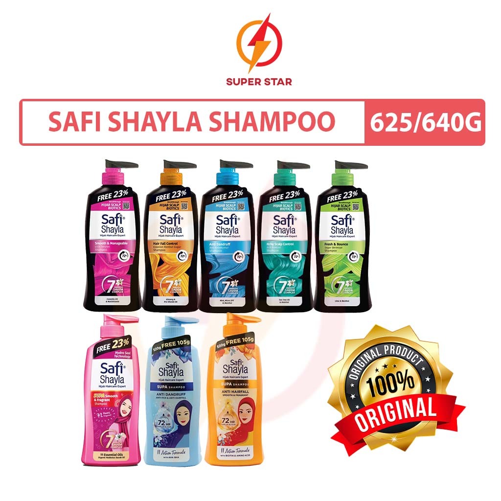 Safi Shayla Shampoo 625/640g (Fresh & Bounce/ Supa Smooth/Smooth ...