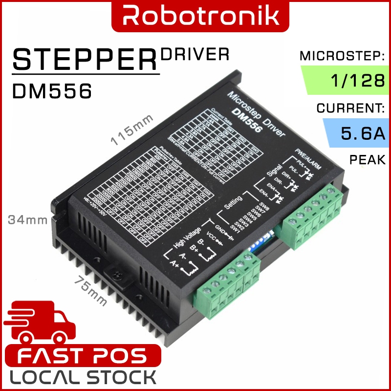 Stepper Motor Driver - DM 542 556 860H TB67S109 TB 6560 6600 | Shopee ...